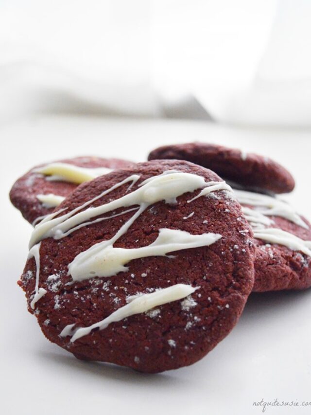 Red Velvet Cookies Recipe for Valentine’s Day Story - {Not Quite} Susie ...