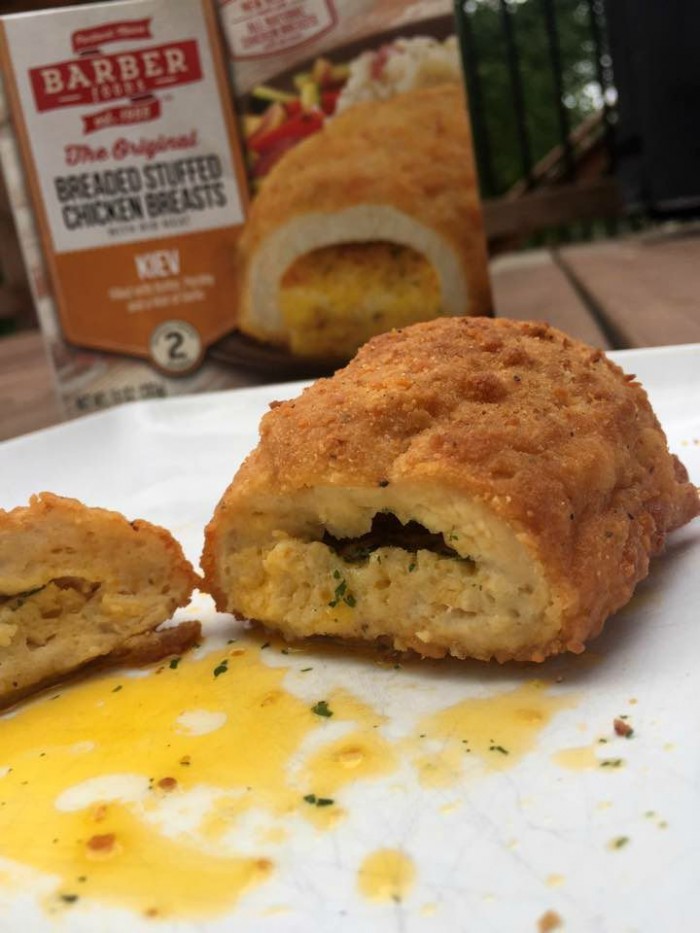 Garlic & Onion Cauliflower Rice and Barber Foods Chicken Kiev ...