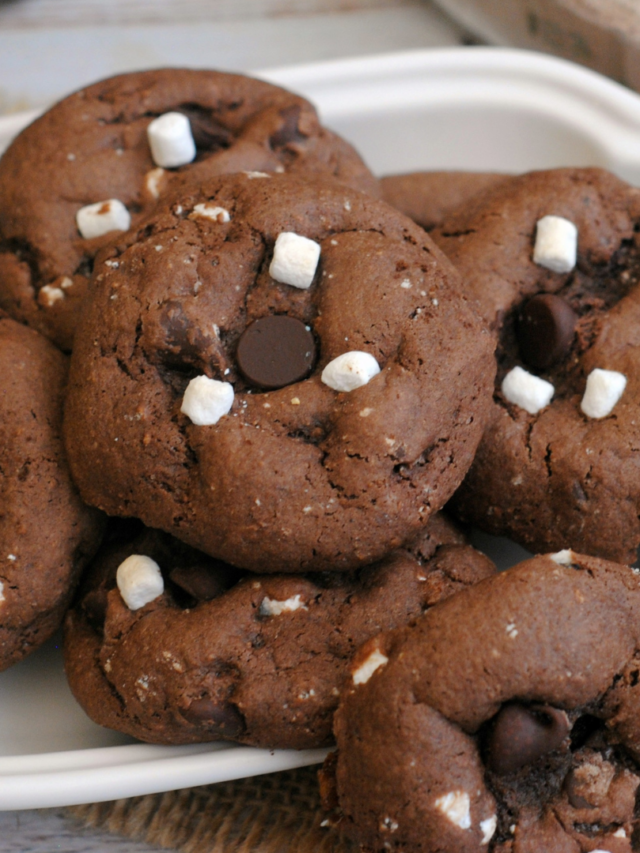 Hot Cocoa Cake Mix Cookies Recipe - {Not Quite} Susie Homemaker