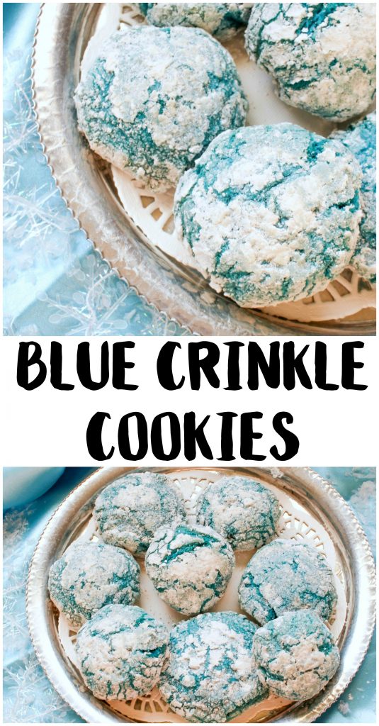 Holiday Cookies Recipe: Blue Crinkle Cookies! - {Not Quite} Susie Homemaker