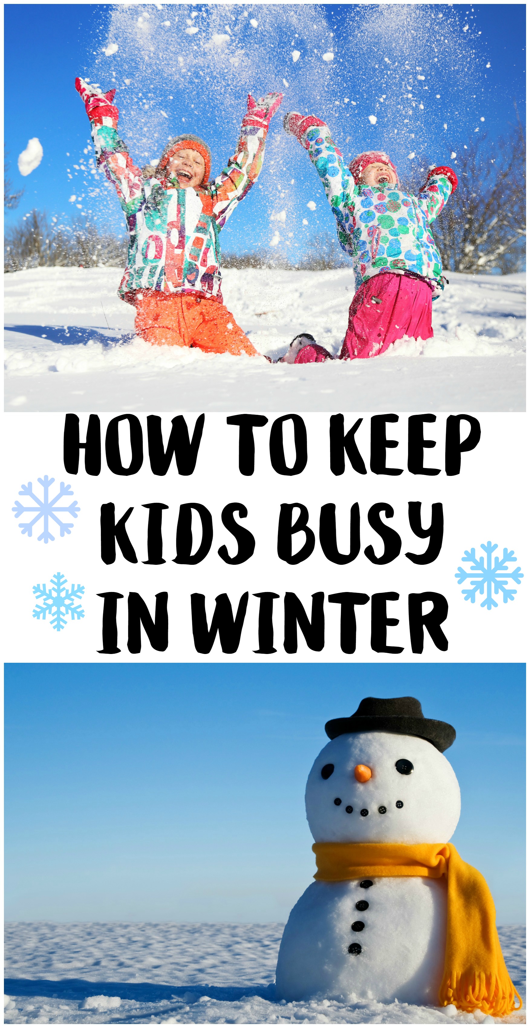 How to Keep Kids Busy in Winter - {Not Quite} Susie Homemaker