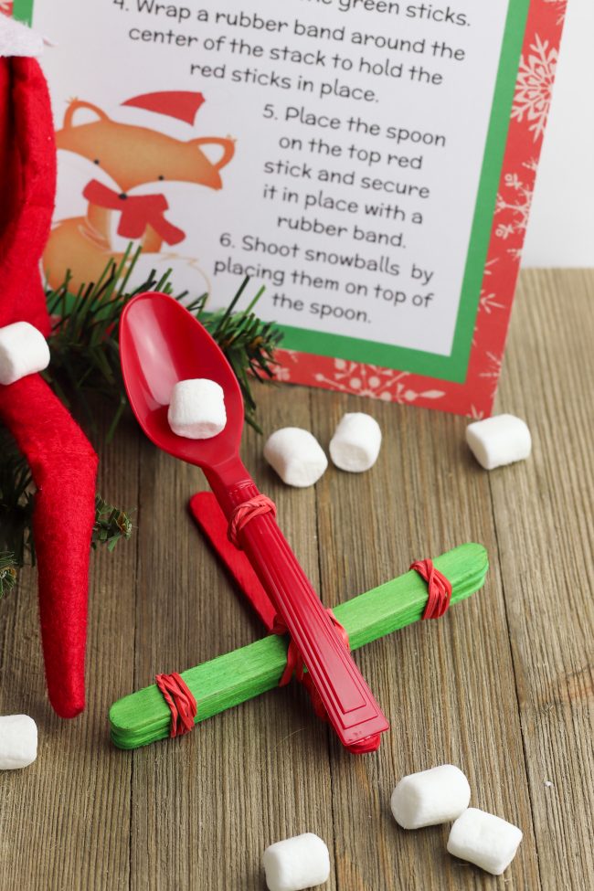 Elf on the Shelf Idea: Make Your Own Catapult! - {Not Quite} Susie ...