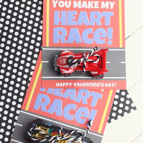 Free Printable Valentine's Day Cards- "You Make My Heart Race" - {Not ...