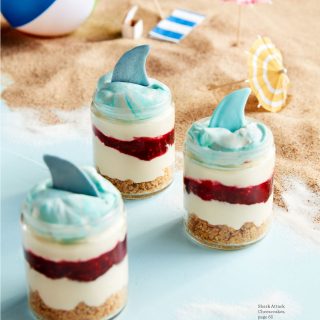 Shark Attack Cheesecakes Recipe + Kid Chef Bakes for the Holidays ...