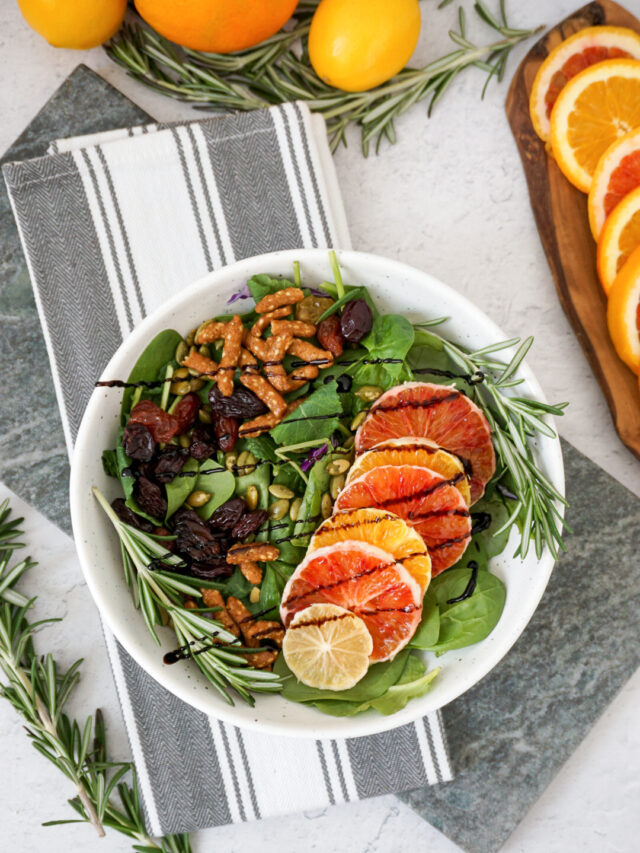 Winter Citrus Crunch Salad Recipe Story - {Not Quite} Susie Homemaker