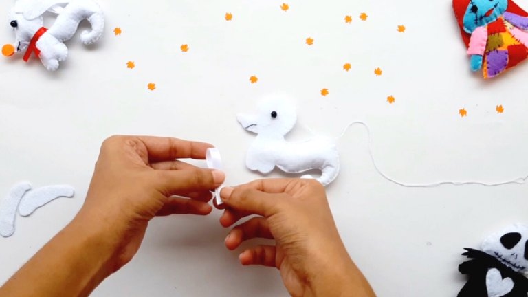 DIY The Nightmare Before Christmas Ornament: Zero the Dog - {Not Quite ...