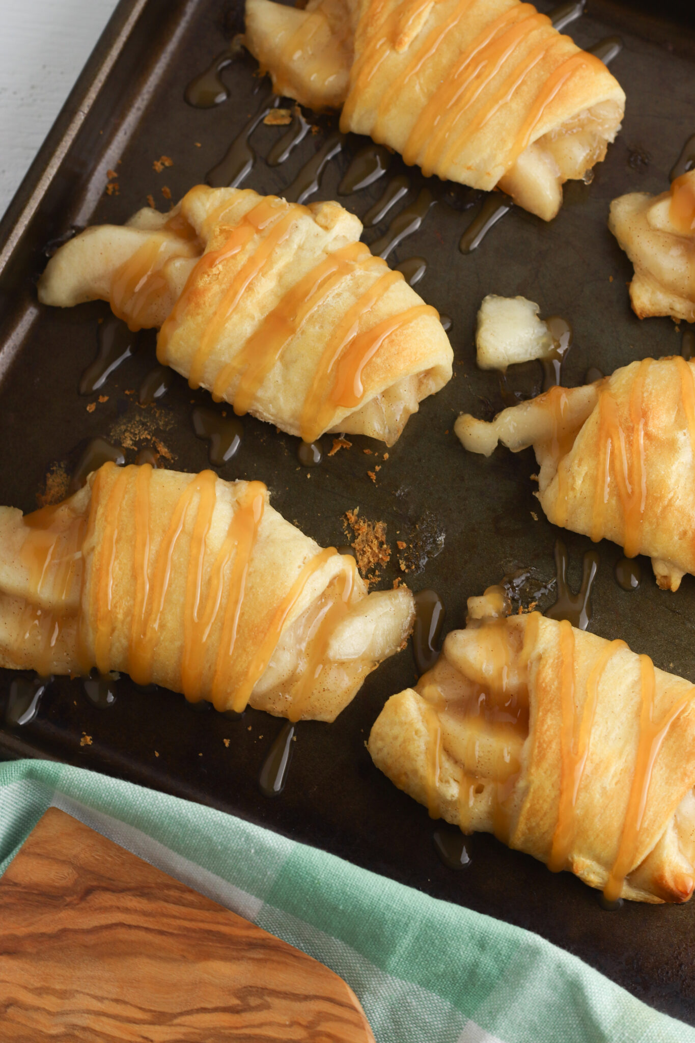 Caramel Apple Pie Crescents Recipe - {Not Quite} Susie Homemaker