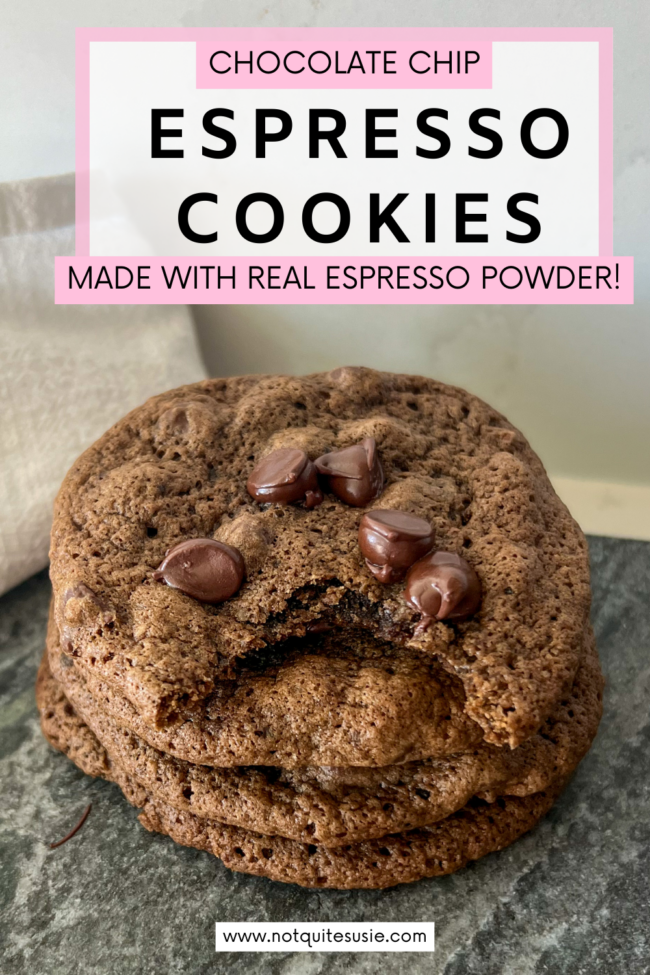 Espresso Cookies Recipe | Made with Real Instant Espresso Powder - {Not ...