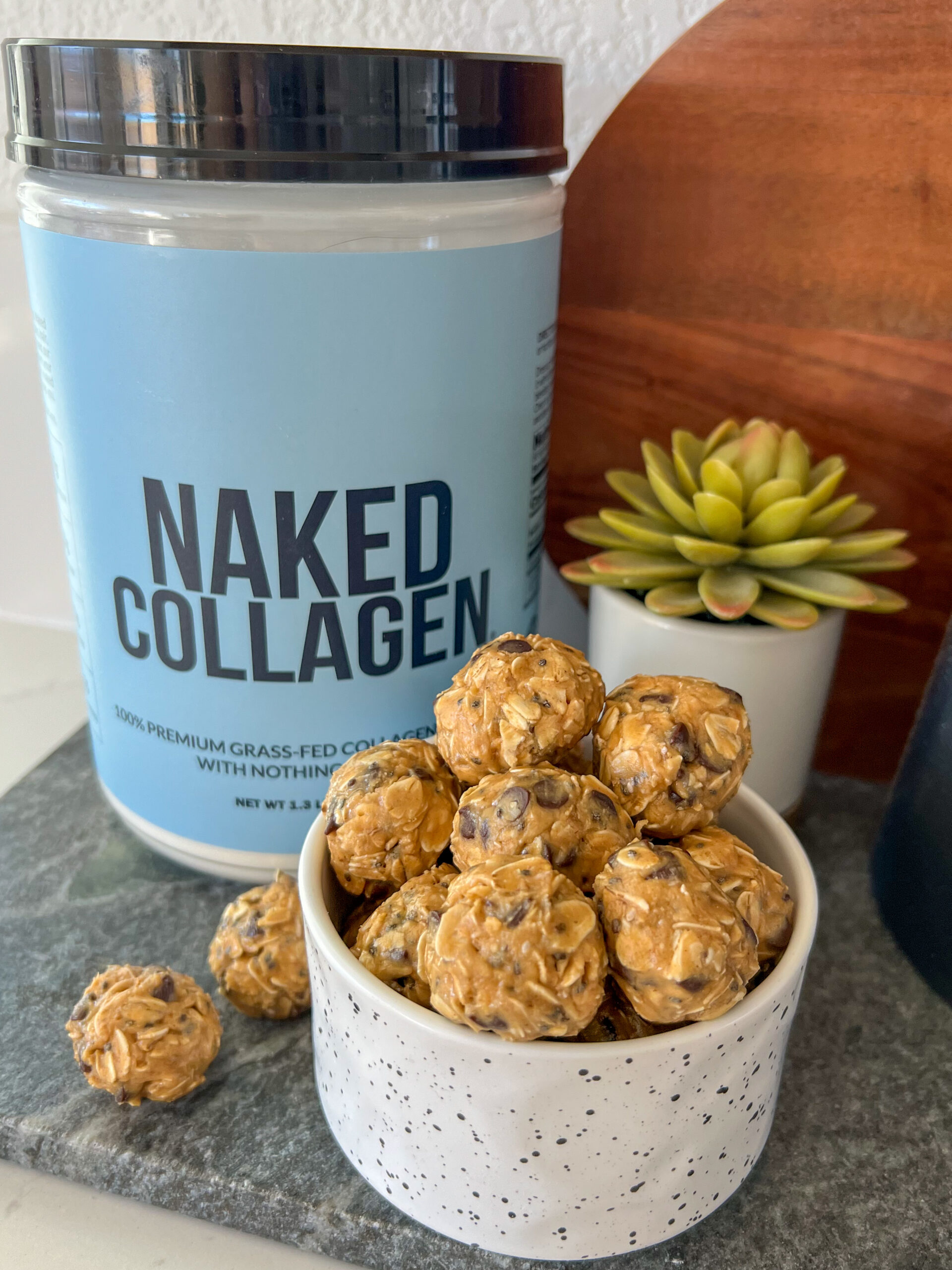 No Bake Protein Balls Recipe Featuring Naked Collagen by Naked ...