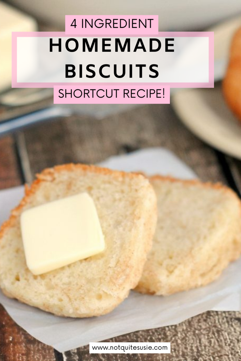 4 Ingredients Basic Biscuits Recipe - {Not Quite} Susie Homemaker